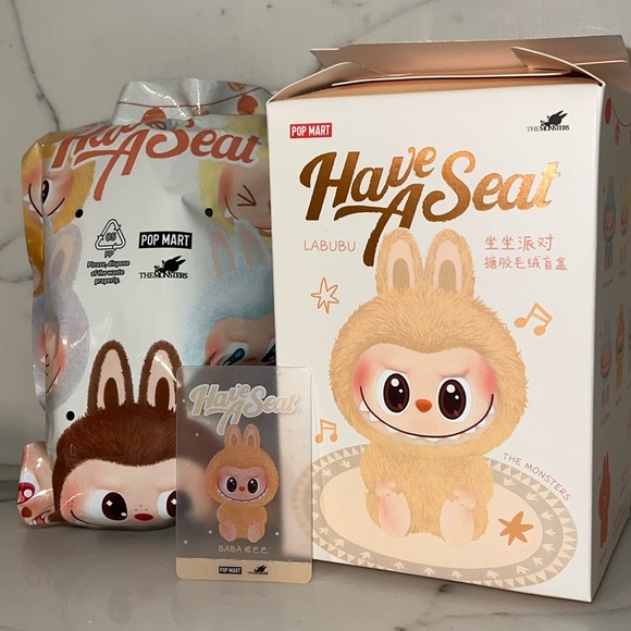Labubu | Toys | Baba Labubu Pop Mart Have A Seat Authentic | Poshmark